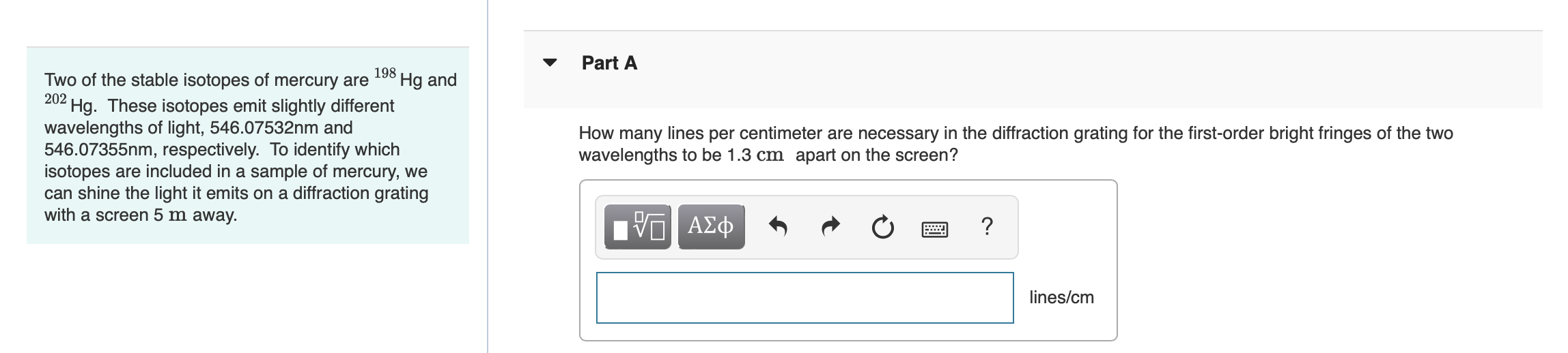 Solved Part A 198 Hg and Two of the stable isotopes of | Chegg.com