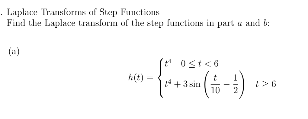 Solved Using this formula- L{Usub(c)f(t - c)} = e^(-cs)F(s) | Chegg.com