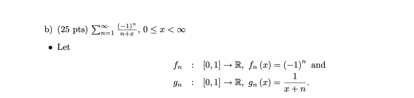 Solved ∑n=1∞n+x(−1)n,0≤x
