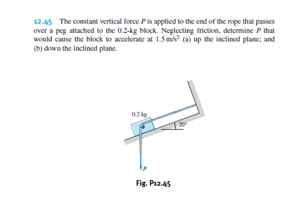 Solved Draw FBD (Free-Body Diagram) and MAD | Chegg.com