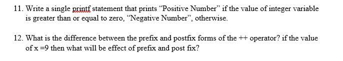 Solved 11. Write a single printf statement that prints | Chegg.com