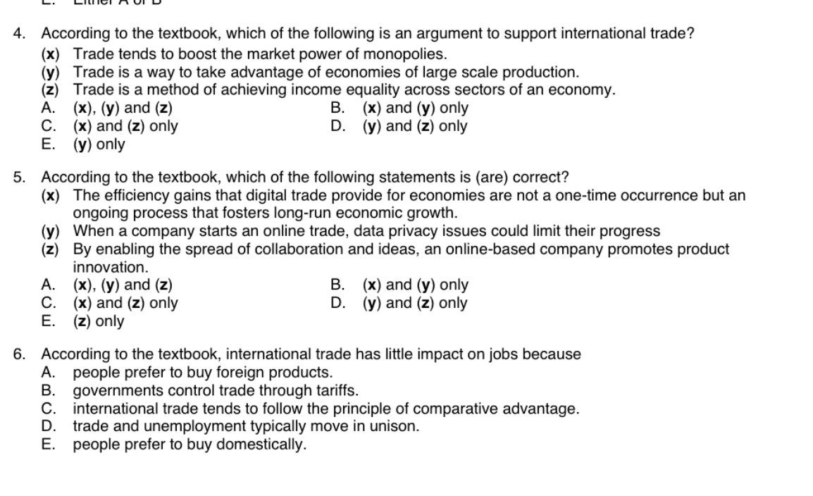 Solved 4. According to the textbook, which of the following | Chegg.com