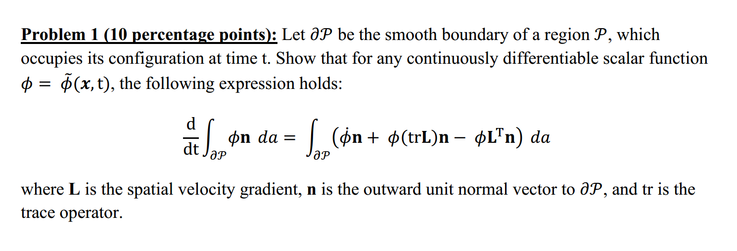 Solved Problem 1 (10 ﻿percentage points): Let delP be the | Chegg.com