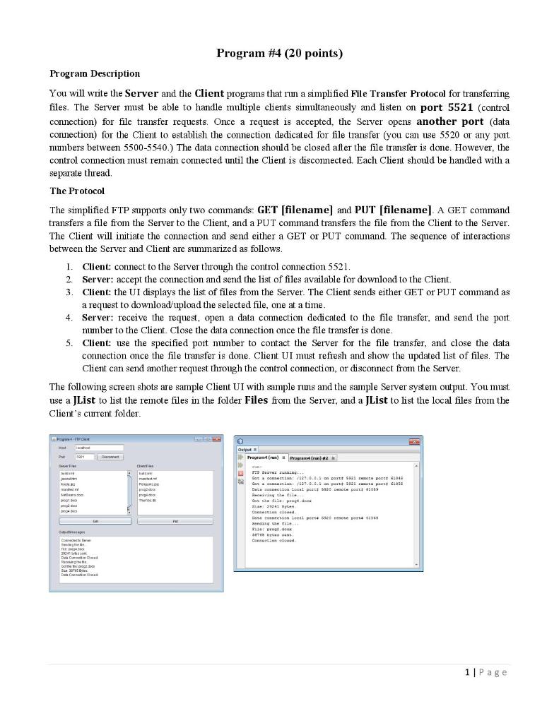 Solved Please Help Me With This Multi Threaded Client To 8434