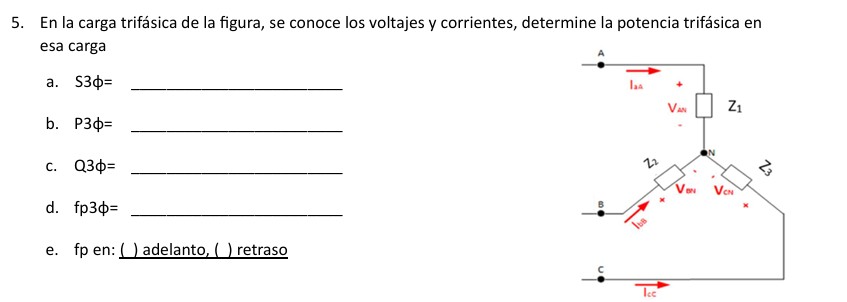 Solved In ﻿the three-phase load in ﻿the figure, the voltages | Chegg.com