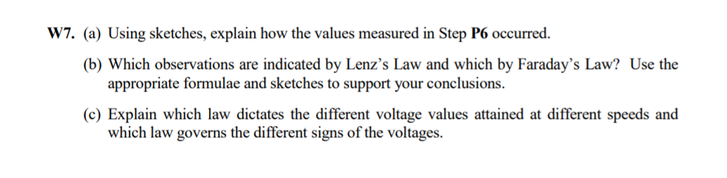 W7. (a) Using sketches, explain how the values | Chegg.com