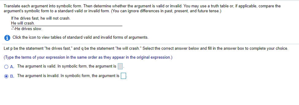 Solved Translate each argument into symbolic form. Then | Chegg.com