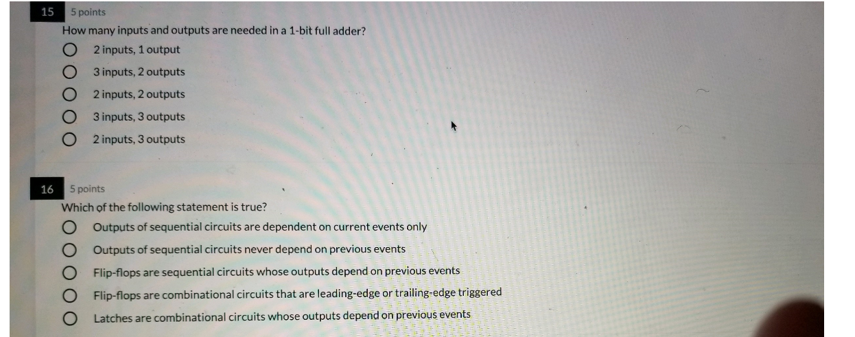 Solved 17 5 points Given the combinational logic diagram | Chegg.com