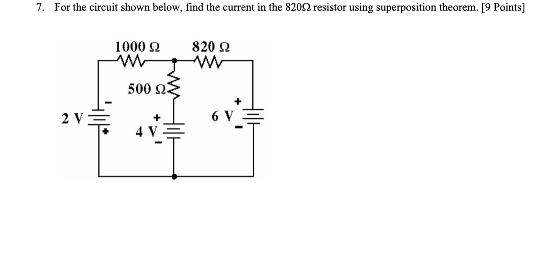 Solved 5. For the circuit shown below, using a suitable | Chegg.com