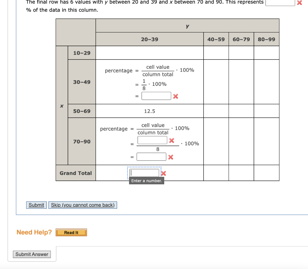 Solved Step 5 (c) Compute the column percentages. Column | Chegg.com