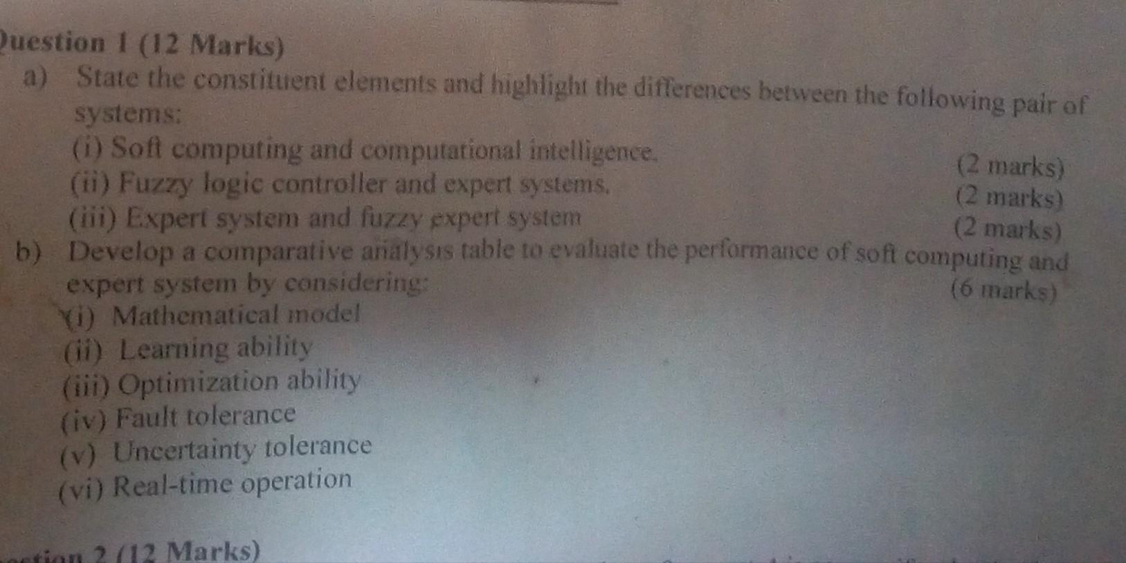 Solved Question 1 (12 Marks) a) State the constituent | Chegg.com