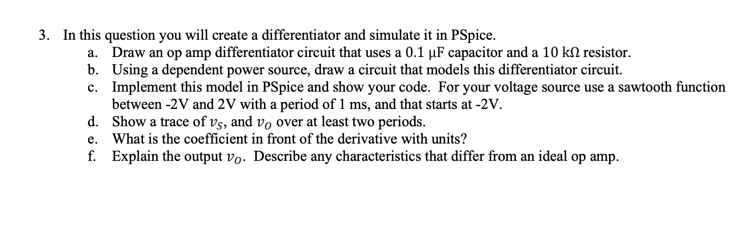 Solved 2. Create a PSpice model for the circuit in Figure 2. | Chegg.com