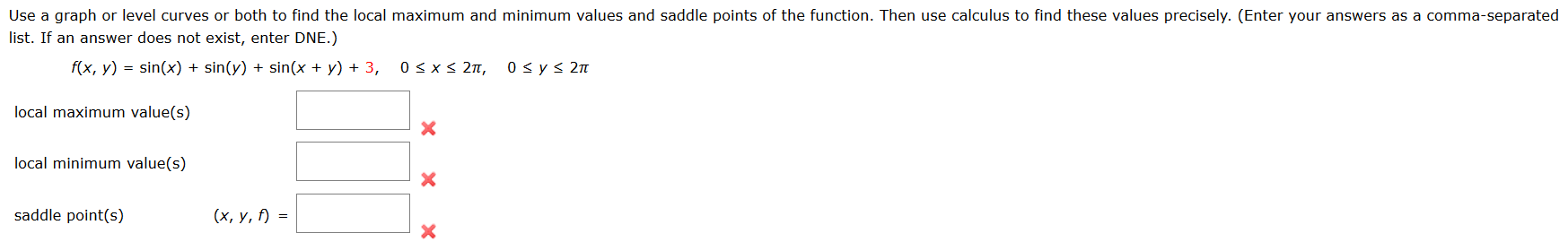 Solved Use A Graph Or Level Curves Or Both To Find The Local 