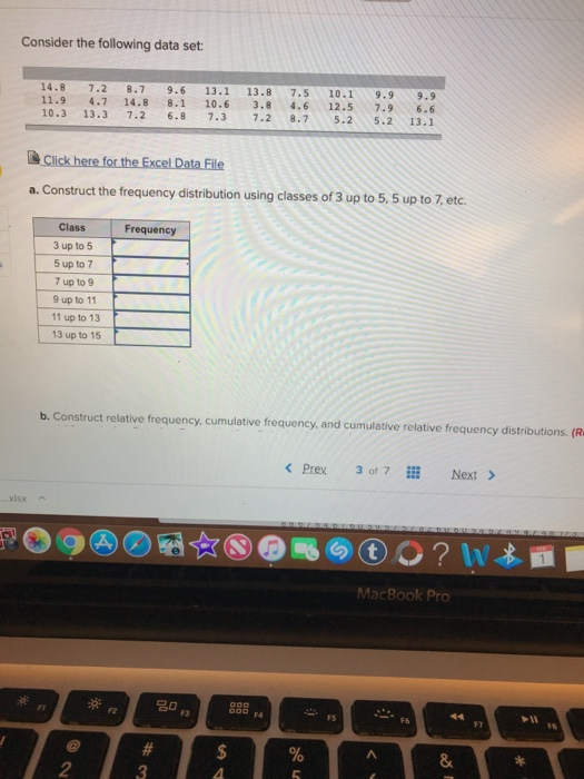 Solved Consider the following data set: 14.8 7.2 8.7 9.6 | Chegg.com