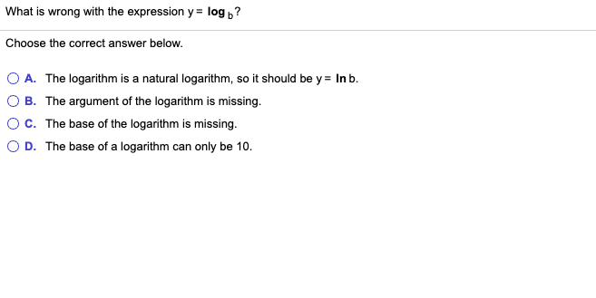 Solved Translate the logarithmic statement into an | Chegg.com