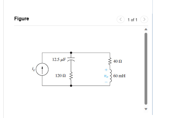 Solved The circuit in (Figure 1) is operating in the | Chegg.com