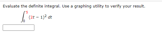 Solved Evaluate the definite integral. Use a graphing | Chegg.com