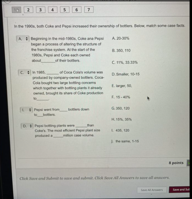 Solved In the 1990 s, both Coke and Pepsi increased their | Chegg.com
