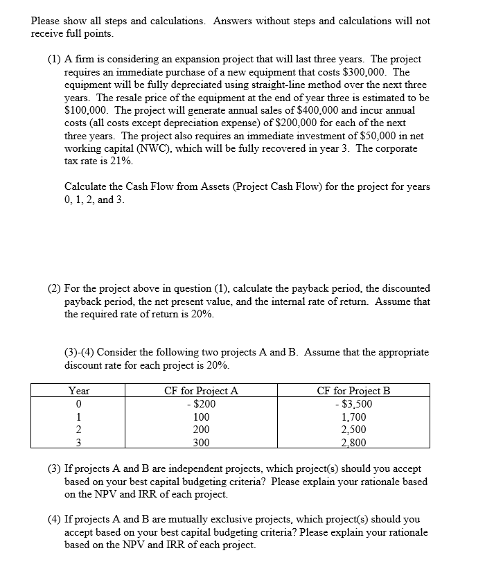Solved Show me the steps to solve | Chegg.com