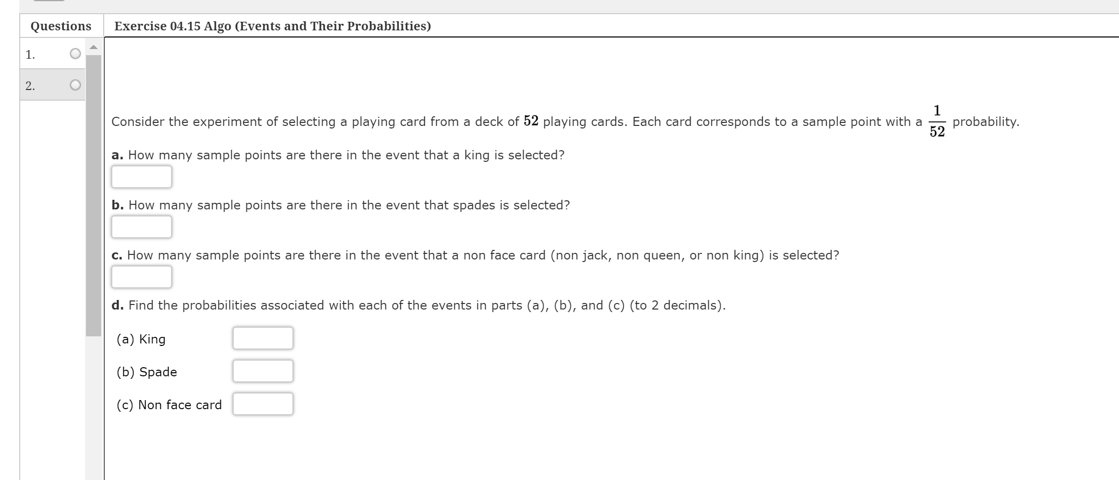 Solved Assignment: 4.2 Practice (Practice) Questions | Chegg.com
