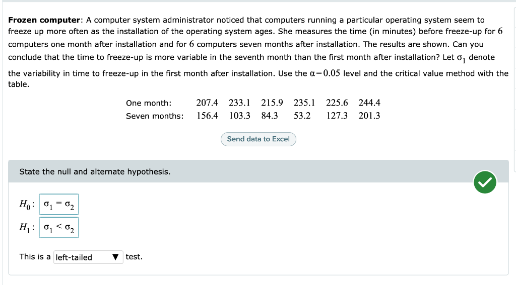 Solved Frozen computer: A computer system administrator | Chegg.com