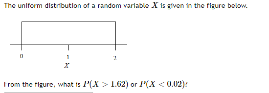 Solved The random variable X has a uniform probability as | Chegg.com