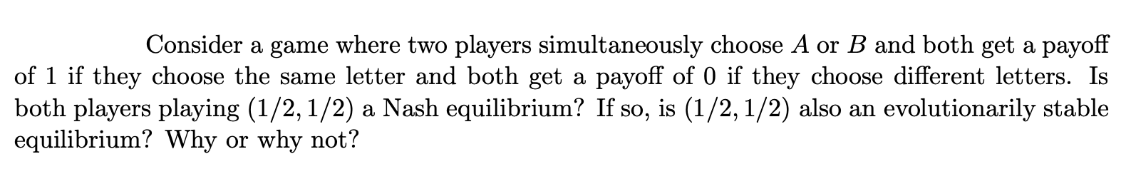 Solved Consider a game where two players simultaneously | Chegg.com