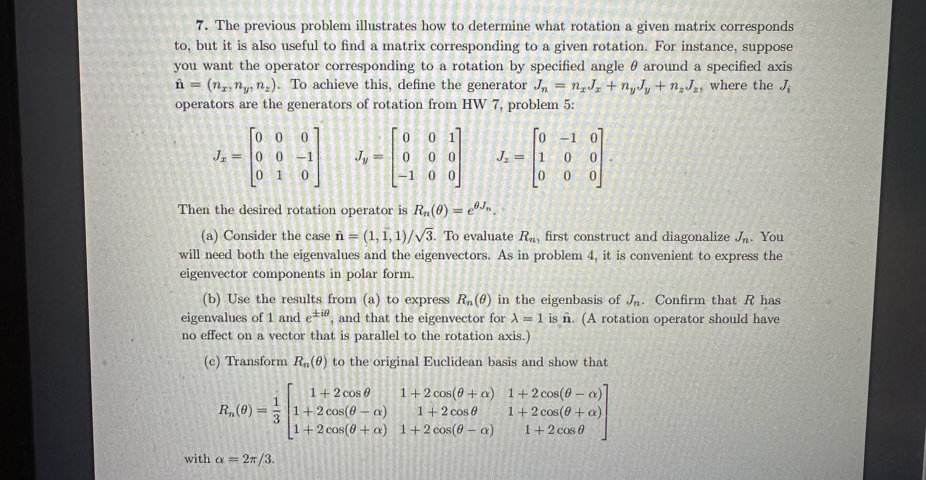 Solved 7. The previous problem illustrates how to determine | Chegg.com