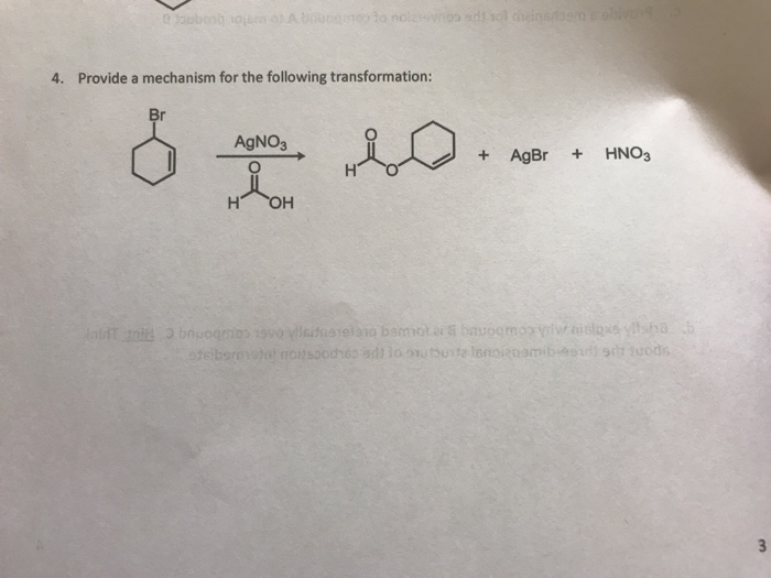 Solved 4. Provide a mechanism for the following | Chegg.com
