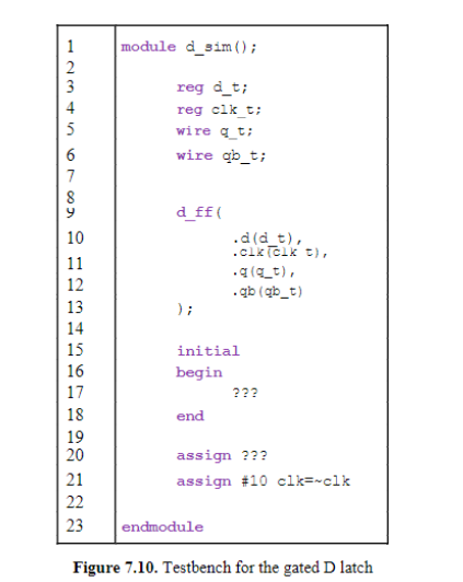 Solved Design and simulate the D flip-flop circuit using | Chegg.com