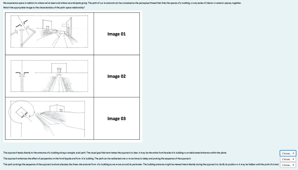 Solved We experience space in relation to where we've | Chegg.com