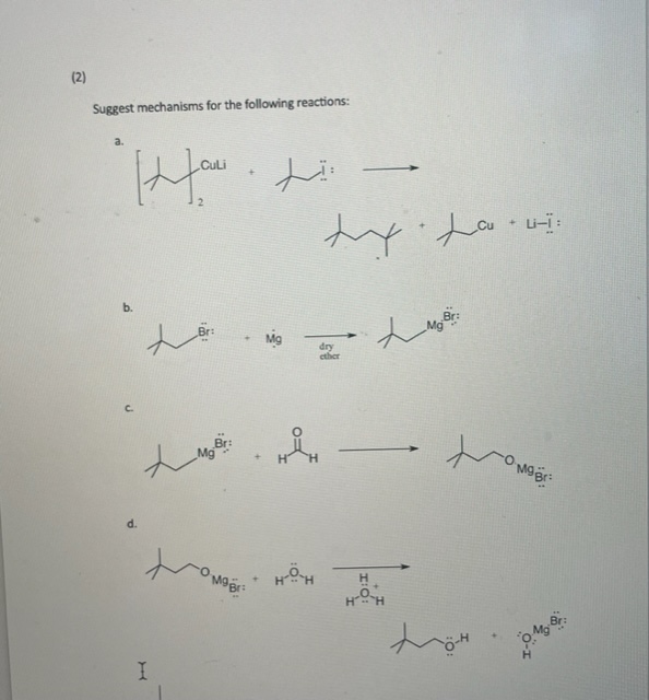 Solved Suggest mechanisms for the following reactions: a. b. | Chegg.com