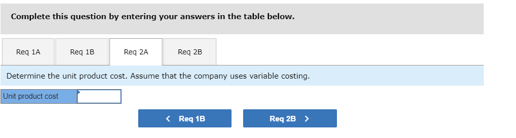 Solved Problem 7-20 Variable and Absorption Costing Unit | Chegg.com