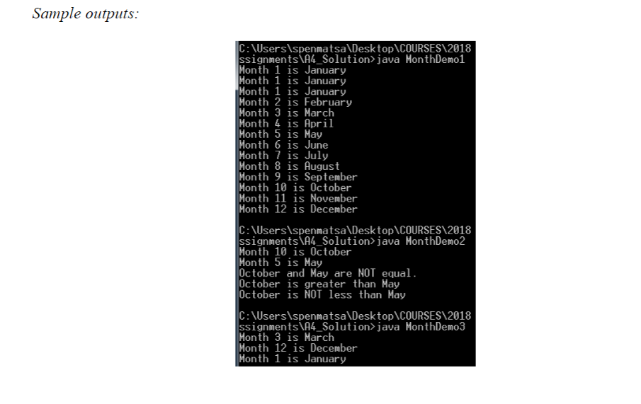 Solved Month class Write a class named wonth. The class | Chegg.com