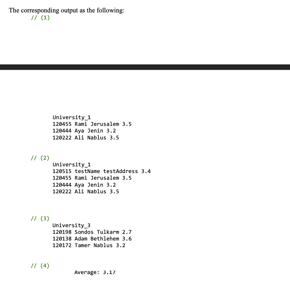 Solved In This Assignment You Will Implement A Class For A 