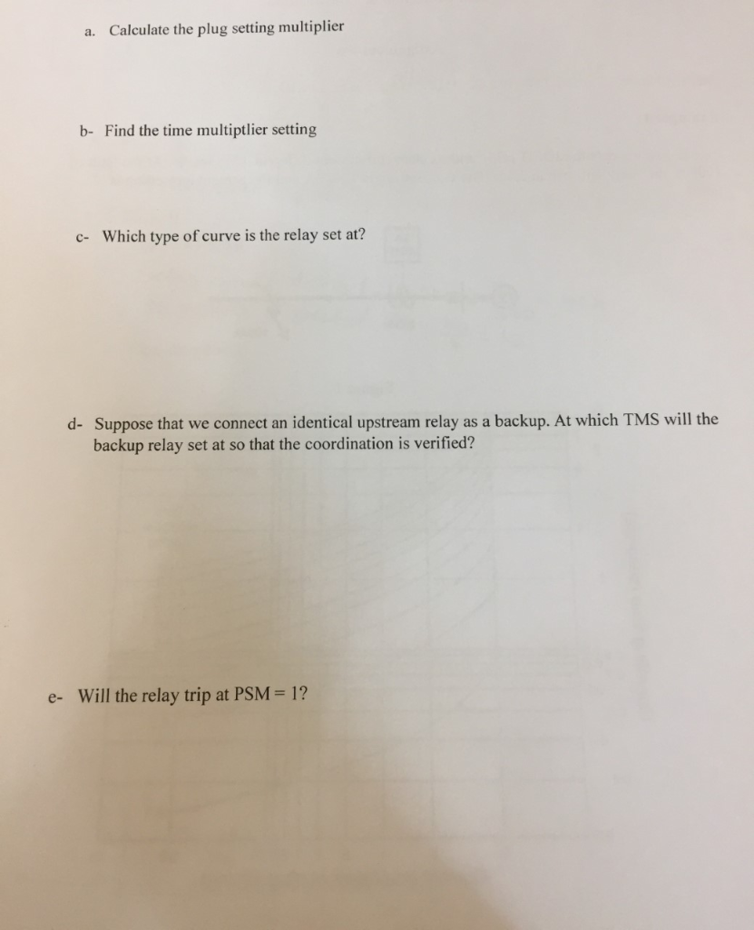 Solved Example 1: Figure 1 represents the IDMT relay and its | Chegg.com