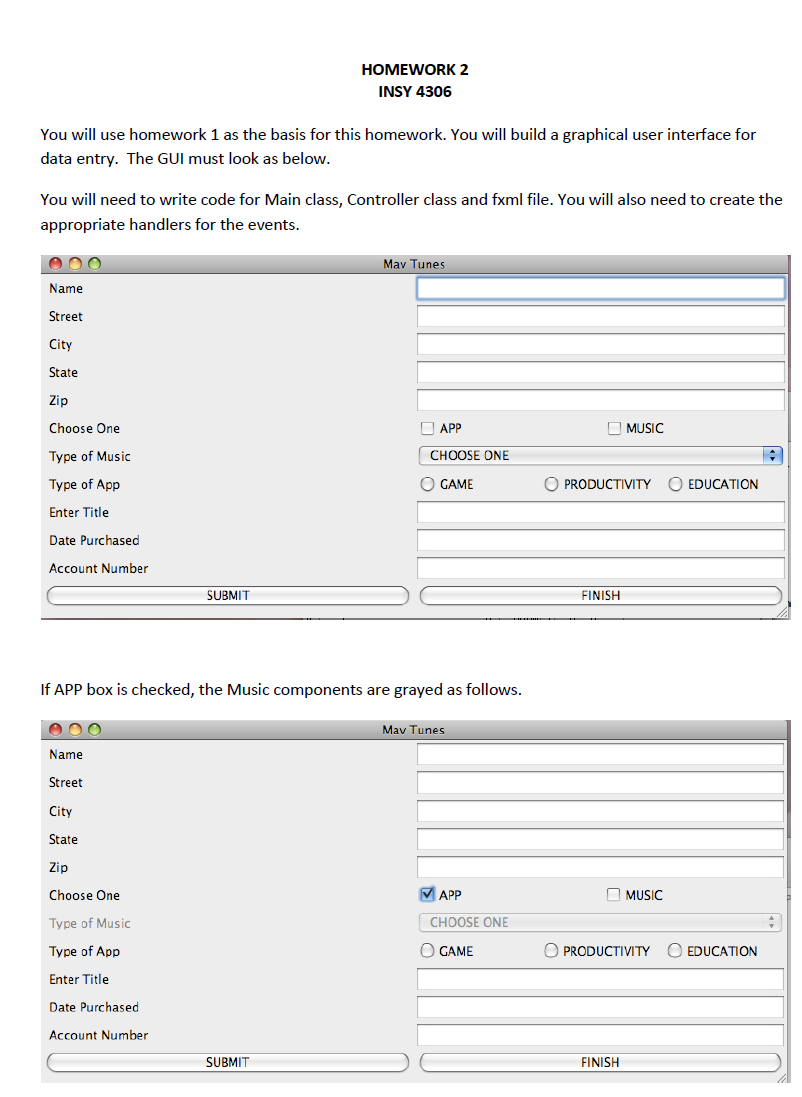 Solved HOMEWORK 2 INSY 4306 You will use homework 1 as the | Chegg.com