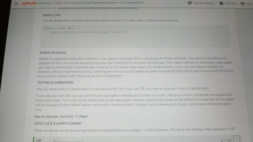 Solved Toan To E The purpose of this assignment is for | Chegg.com