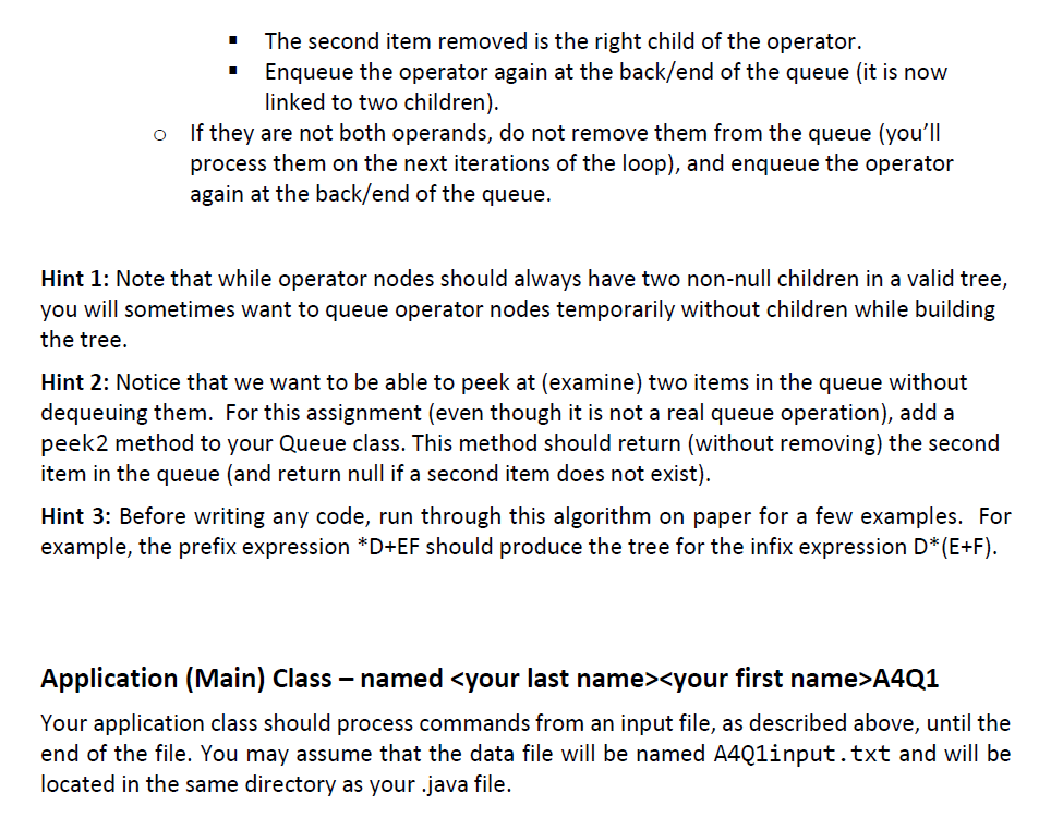 Solved JAVA PROGRAMMING My assignment asks me to build | Chegg.com