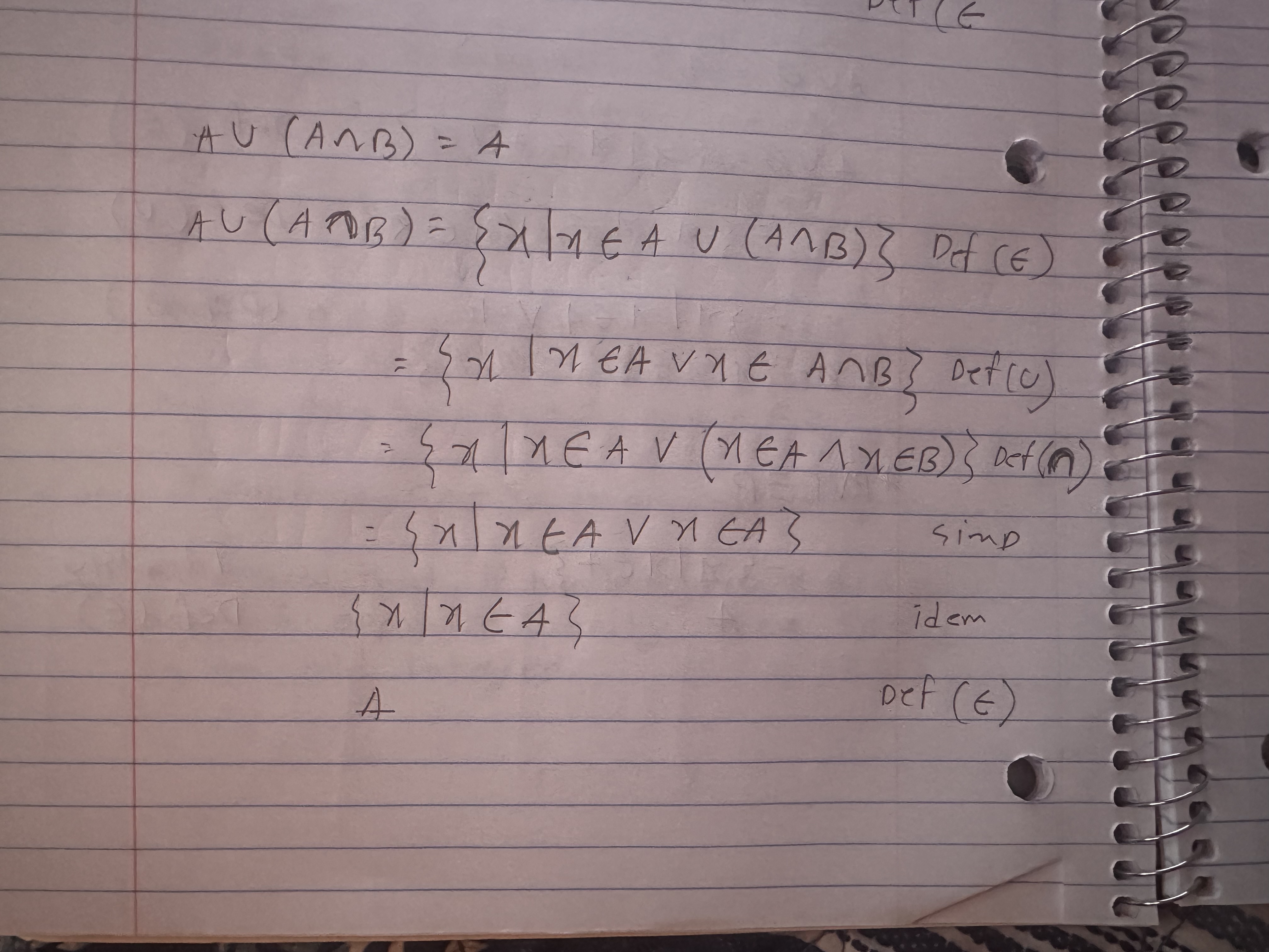 Solved Upload Assignment: Proof 7 INSTRUCTIONS Using set | Chegg.com