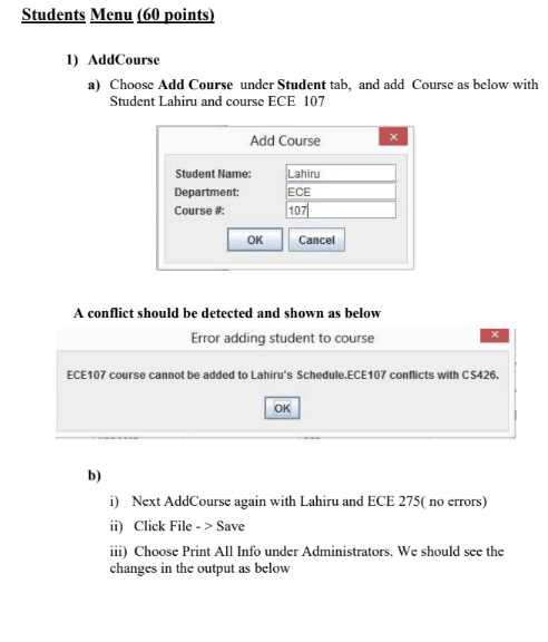 Solved The File menu items are as below. Their functionality | Chegg.com
