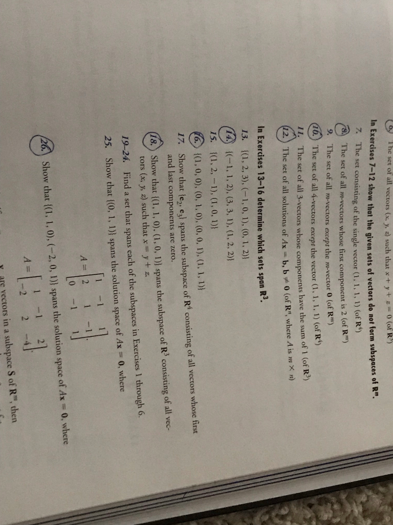 Solved The set of all vectors (x, y, z) such that x + y + z | Chegg.com