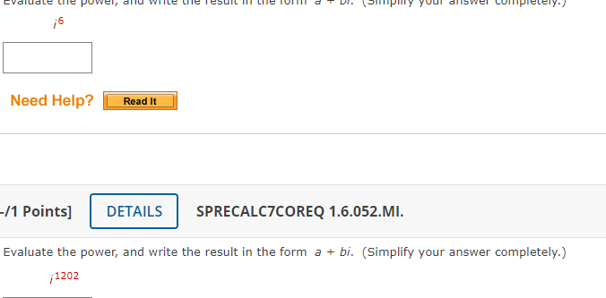 Solved Evaluate the product, and write the result in the | Chegg.com