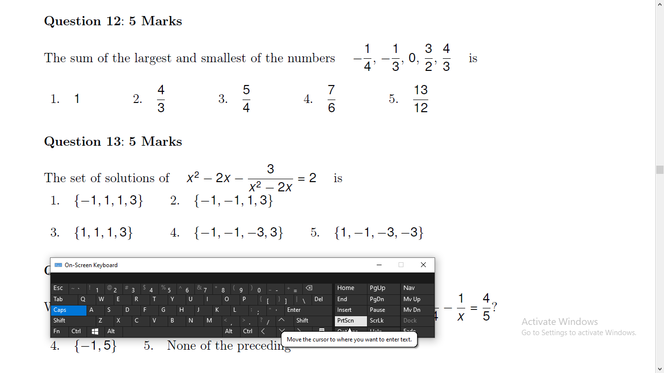 Solved Question 12: 5 Marks 1 The sum of the largest and | Chegg.com