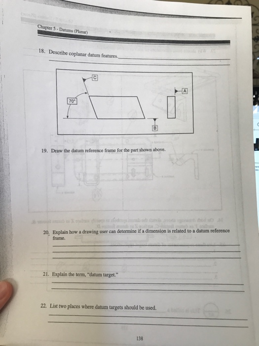 Solved Chapter 5- Datums (Planar) 18. Describe coplanar | Chegg.com