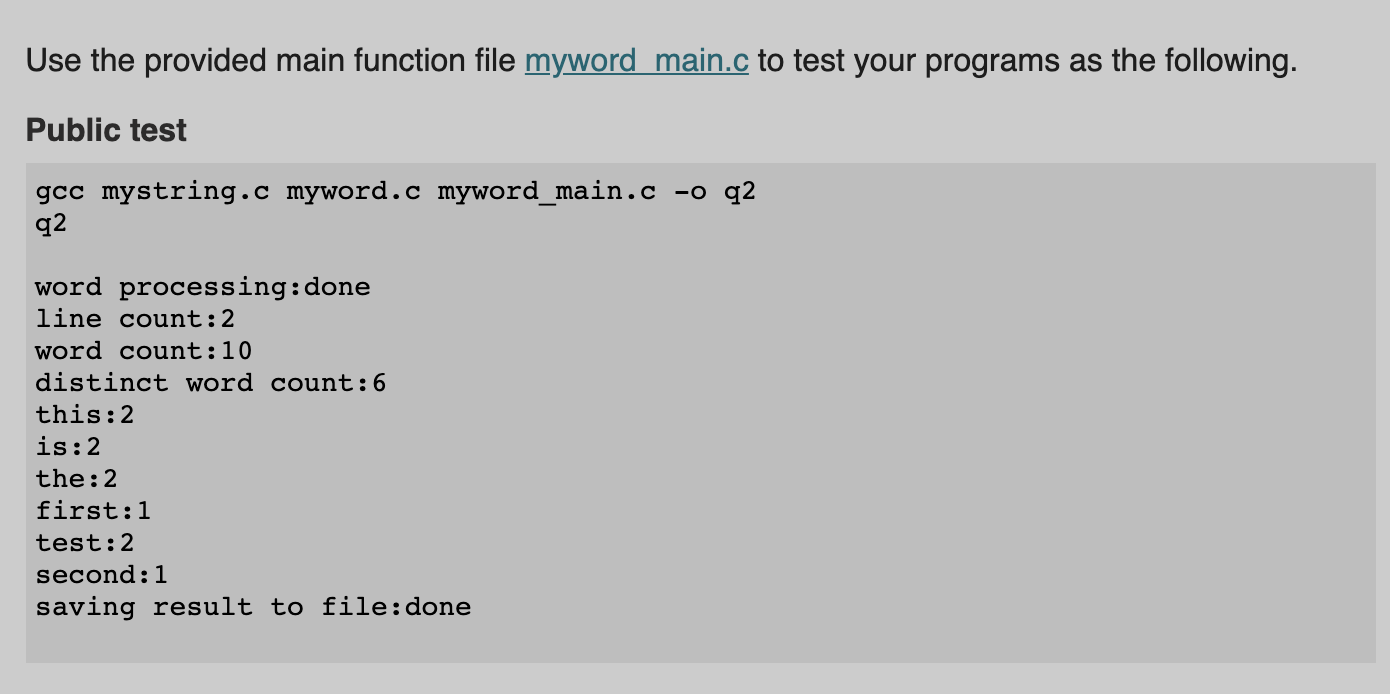 Solved Develop a C program which reads and processes an | Chegg.com