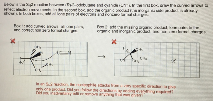 Solved Below is the S_N 2 reaction between (R)-2-iodobutane | Chegg.com