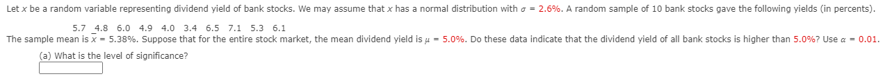 Solved Let x be a random variable representing dividend | Chegg.com