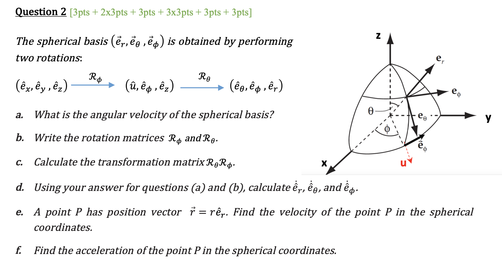 Solved Question 2[3pts+2×3pts+3pts+3×3pts+3pts+3pts] The | Chegg.com