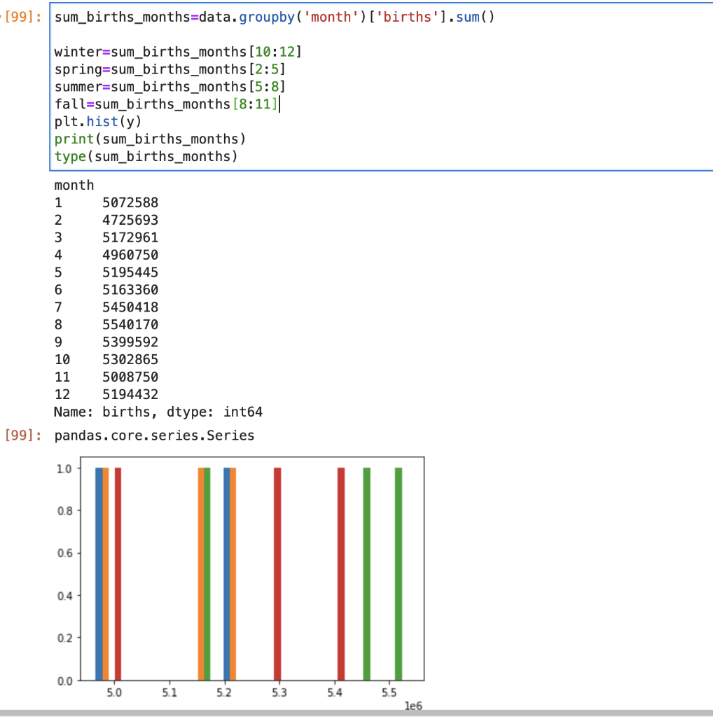 Solved I'm trying to make 2 histograms, one with 1-12 months | Chegg.com